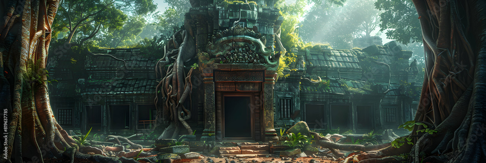 Photo realistic exploration of Cambodia s secret temples deep within ...