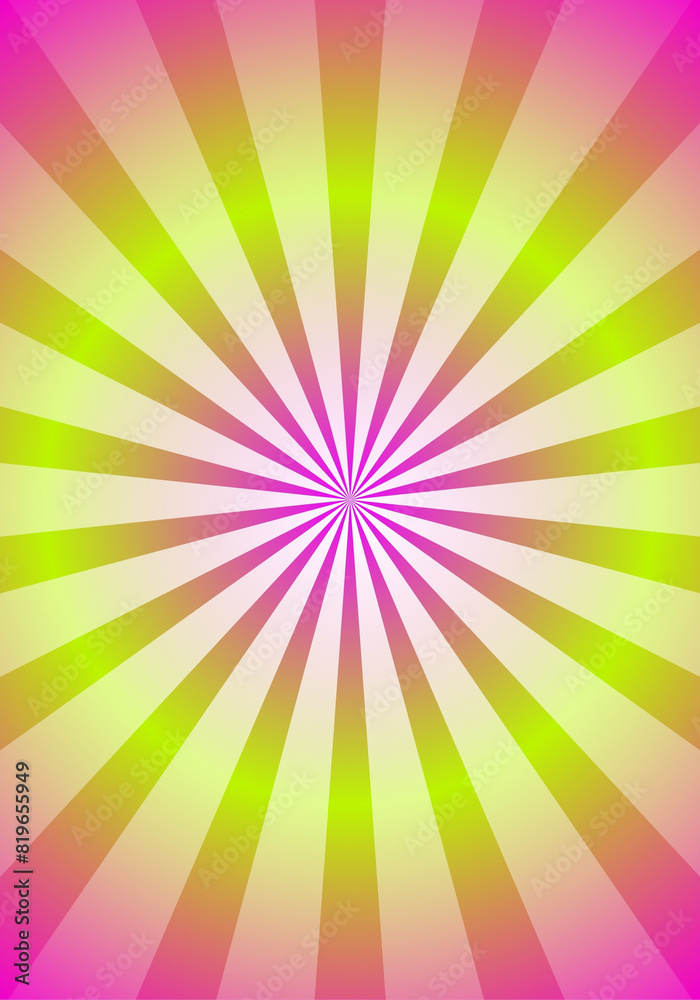 Green Gradient Fusion White Rays and Radial Circle Vertical Background ...