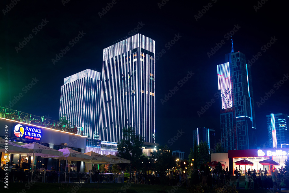 Tashkent, Central Asia / Uzbekistan - 05.16.2024: Tashkent City towers ...