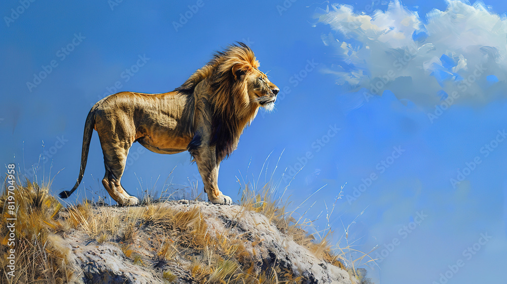 Glorious Lion visual album with many attractive photos in different art ...