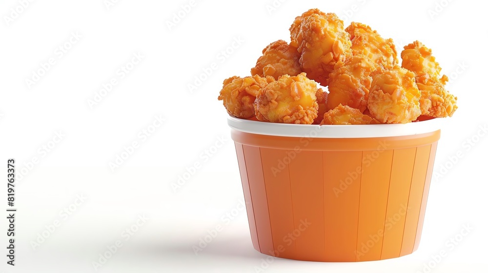 Fried Chicken Bucket, Detailed Pixel Art, Comfort Food, Southern Style ...