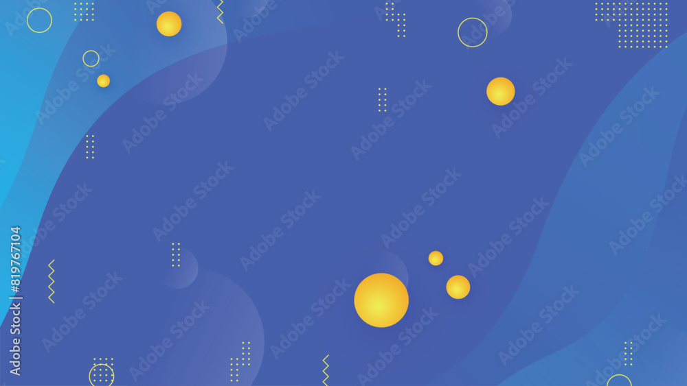 Blue Memphis Background for Powerpoint Landing Page Website Banner and ...