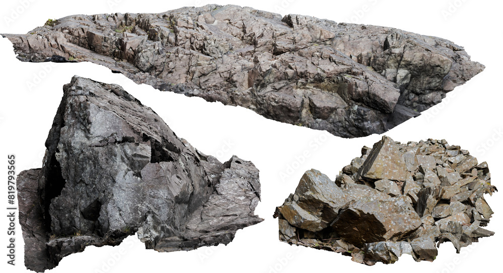 Isolated PNG cutout of a cliff on a transparent background, ideal for ...