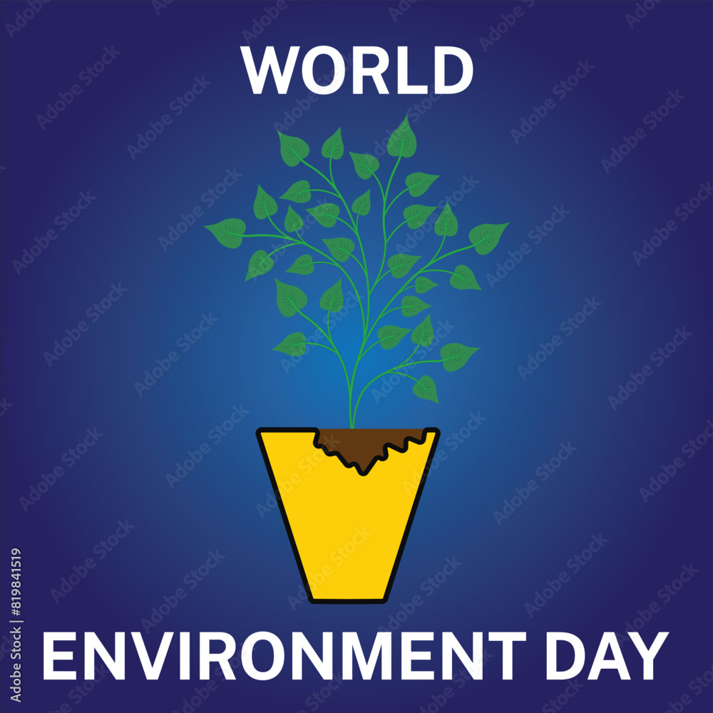 Vetor de 05 June, World Environment day concept.Banner design for World ...