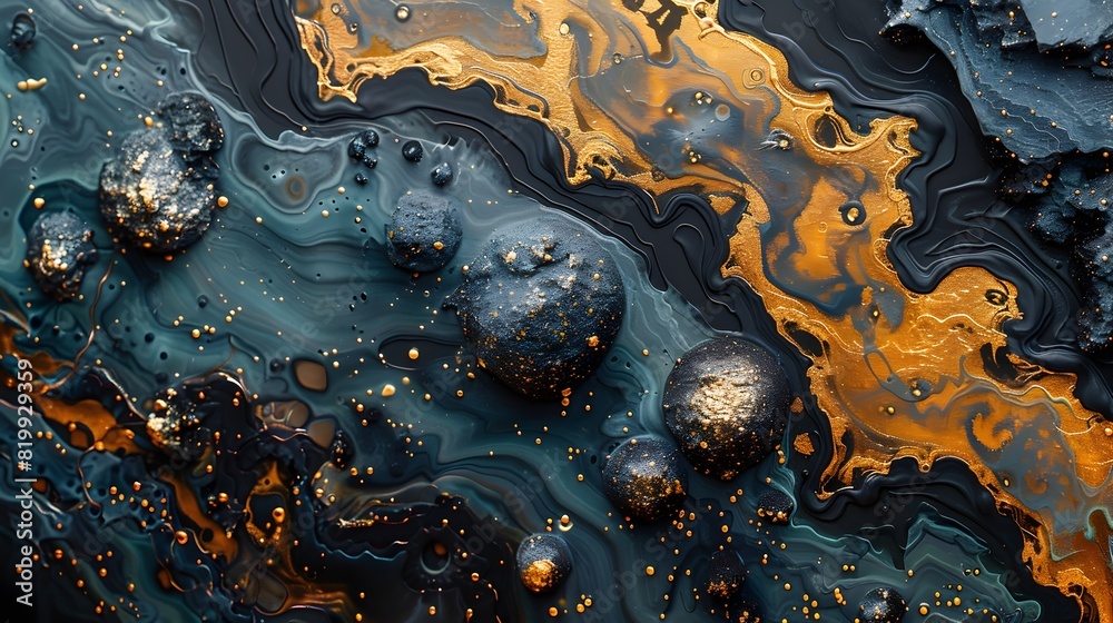 Fluid Transformation Blending States of Matter in a Captivating Mixed ...