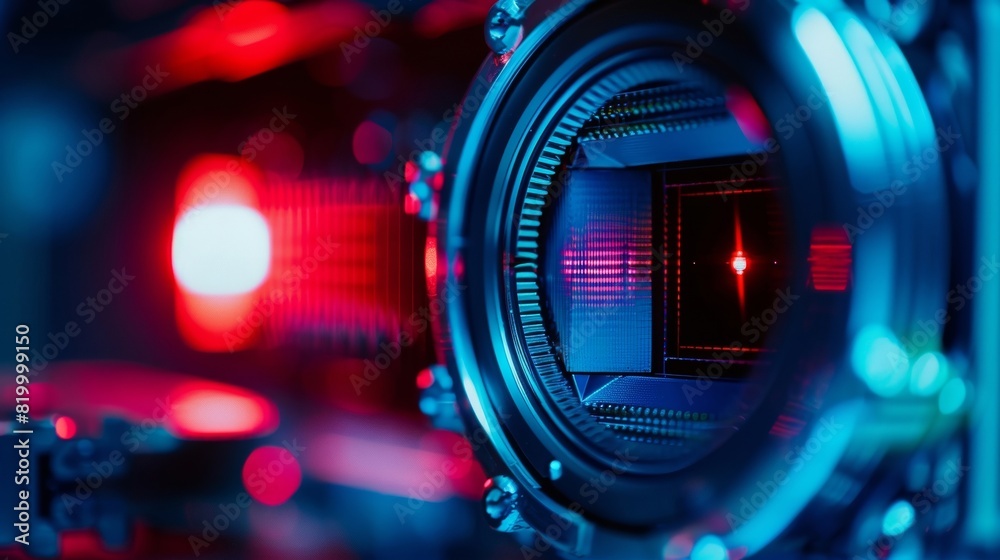 Zoomed in on a thermal imaging sensor, revealing the hidden world of ...