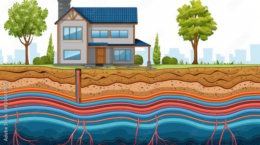 Diagrammatic representation electric currents through house using ...