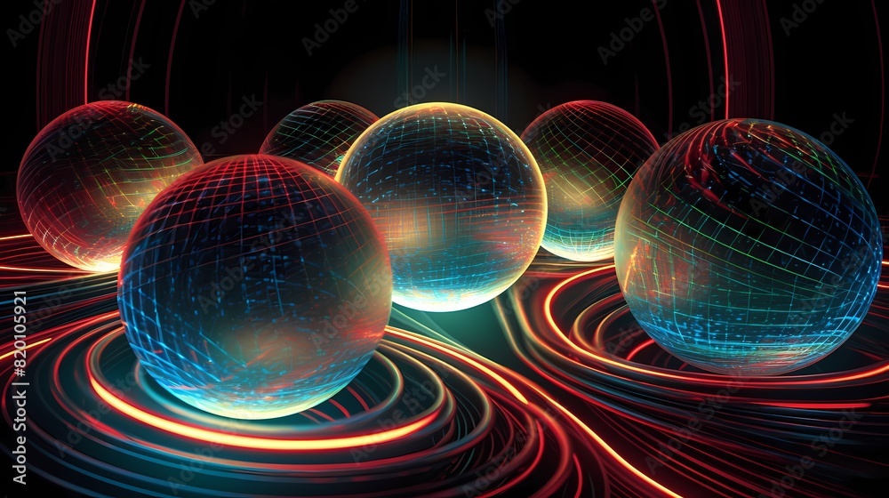 Spheres, globe, orb, ball, circle, round, curved, three-dimensional ...