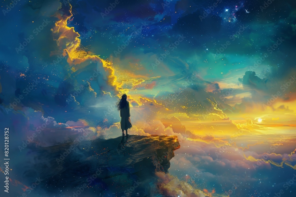 Illuminate your imagination with vivid dreams and aspirations, painting ...