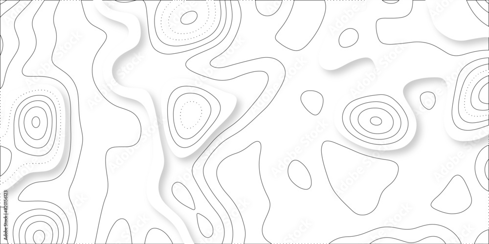 Abstract lines background. Contour maps. Vector illustration. The ...