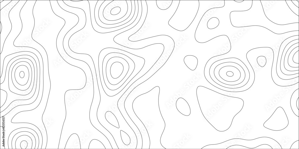 Abstract lines background. Contour maps. Vector illustration. The ...