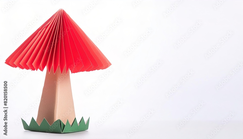 wildlife and nature concept paper origami isolated on white background ...