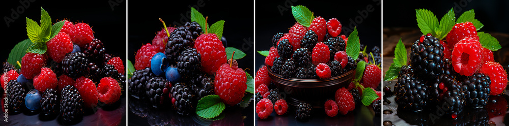 4 photos, The product line includes black raspberry, blue raspberry and ...