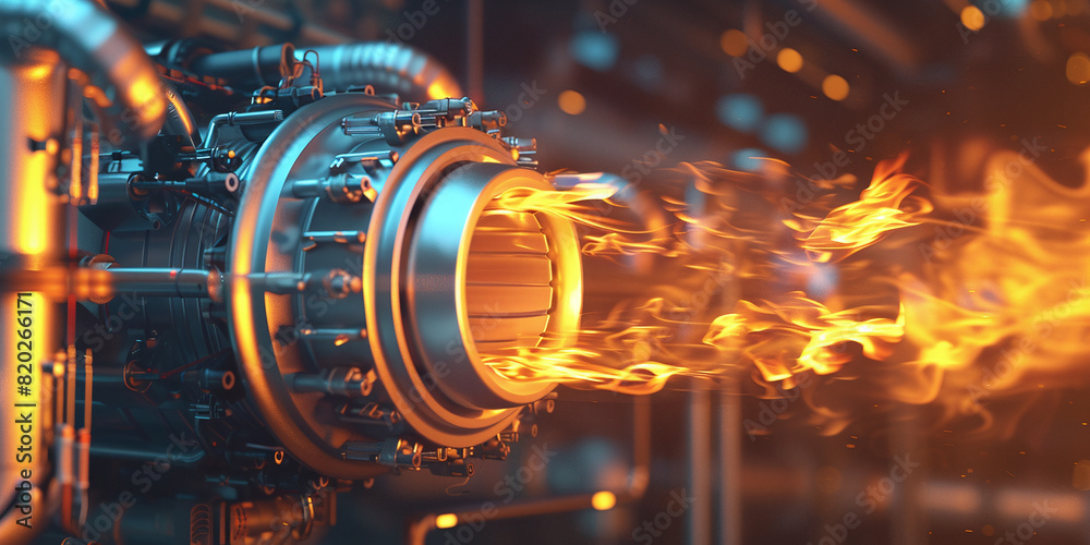 Simulating jet engine combustion to visualize heat fluid dynamics ...