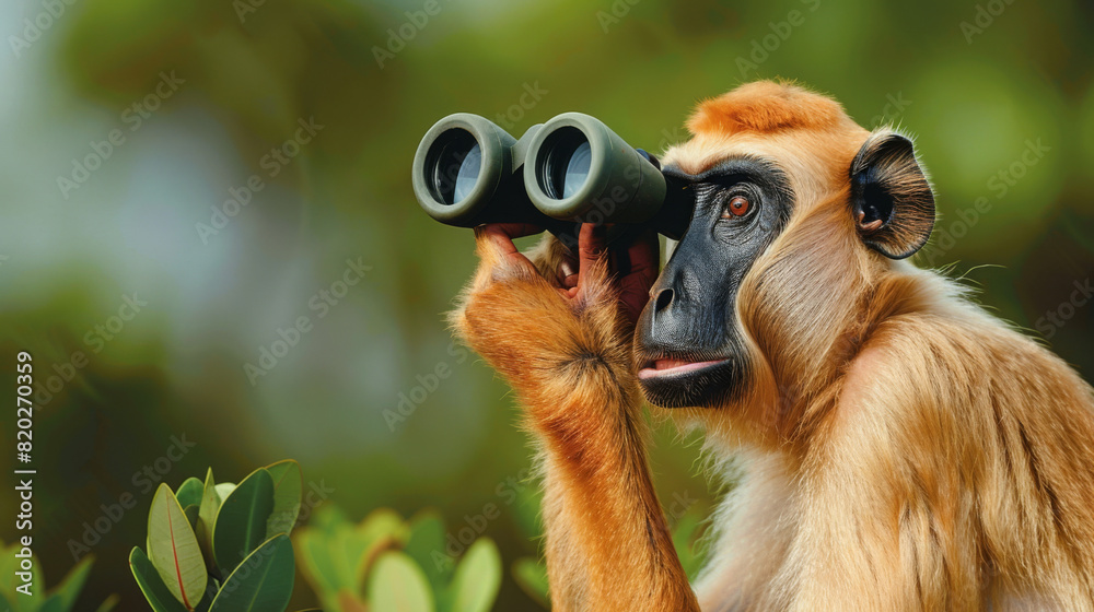 Award Winning national geographic Minimal style, 3D Proboscis Monkeys ...