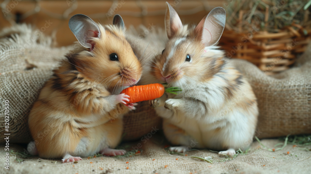 Award Winning national geographic Minimal style, 3D roly poly hamsters ...