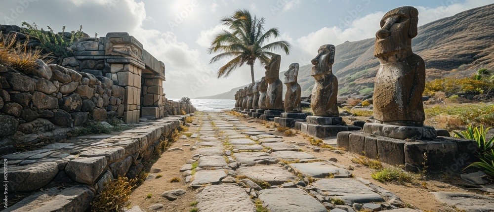 Easter Island, Chile: Known for its massive stone statues, or moai ...