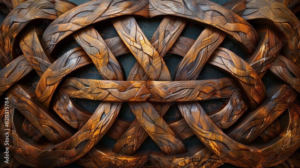 celtic knot art, the celtic knots intricate design symbolizes unity and ...