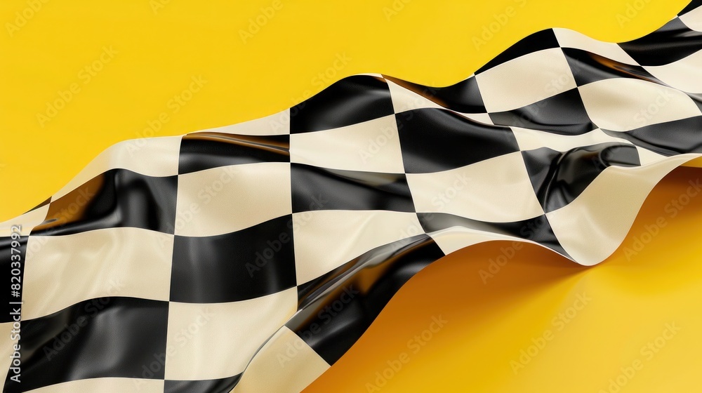 checkered flag, end race background, Checkered flag wave flying on ...
