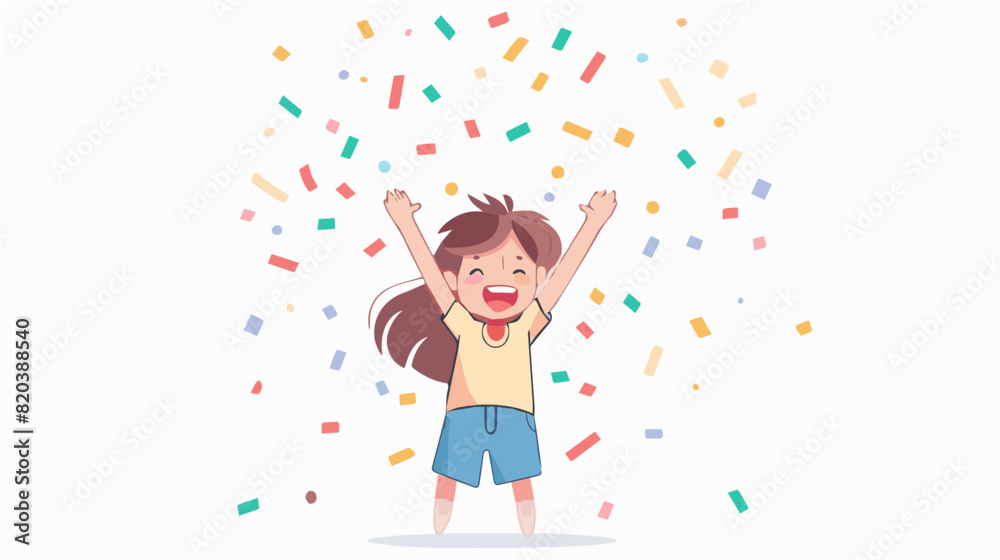 extremely happy surprised girl winner of lottery raffle contest full of ...