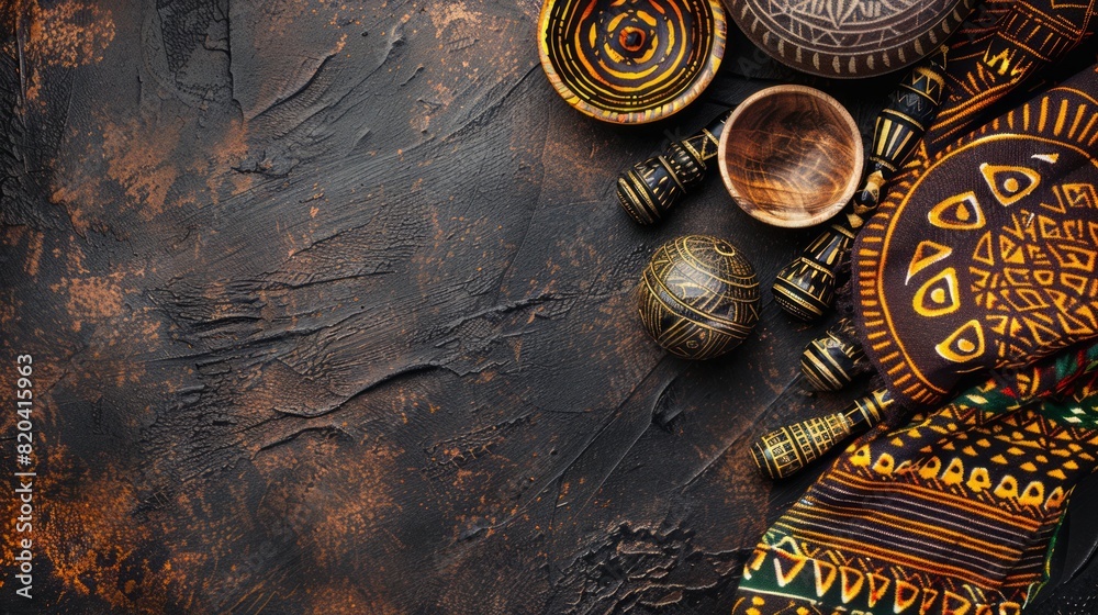 Art and Heritage background. Happy African Heritage Day. African World ...