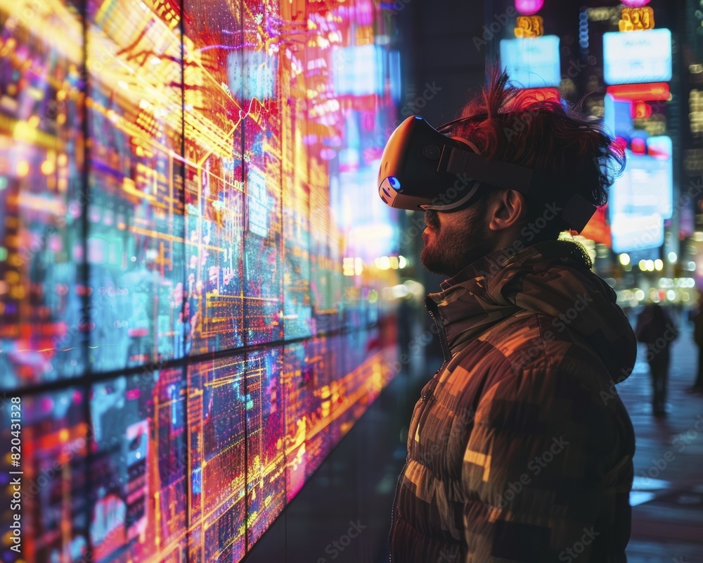 Merge virtual reality with financial insights in an interactive pop-up ...