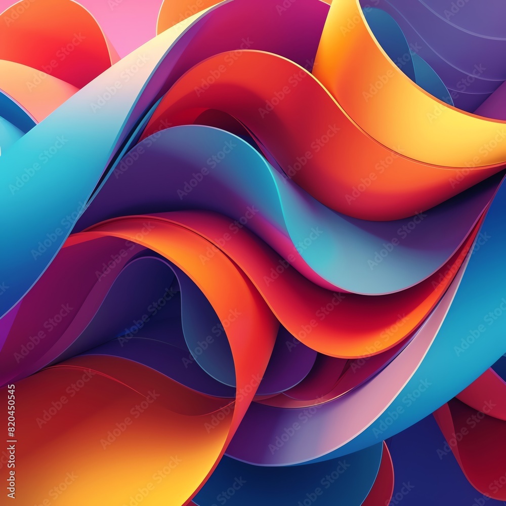Cylinder Abstract background A 3D shape with two parallel circular ...
