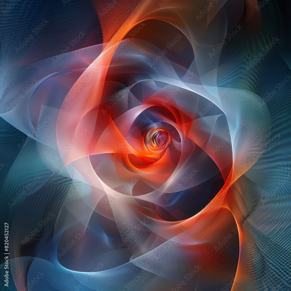 Hyperbola Abstract background A type of smooth curve lying in a plane ...