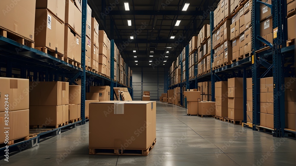 Smart Warehouse Workflow: Cardboard Boxes with QR Codes for Efficient ...