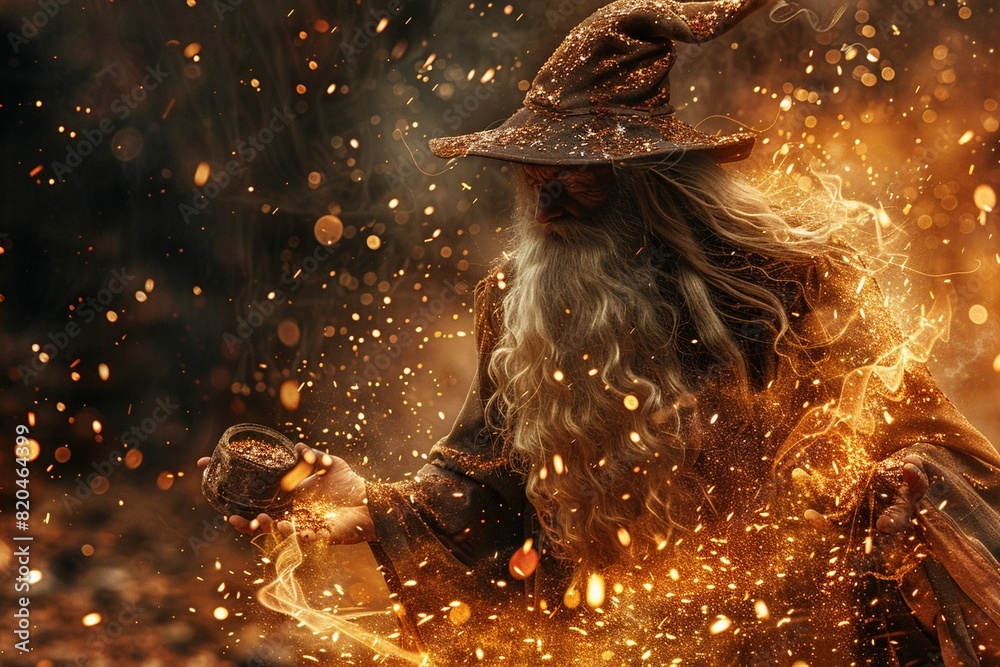 Chocolate wizard casting spells that transform objects into chocolate ...