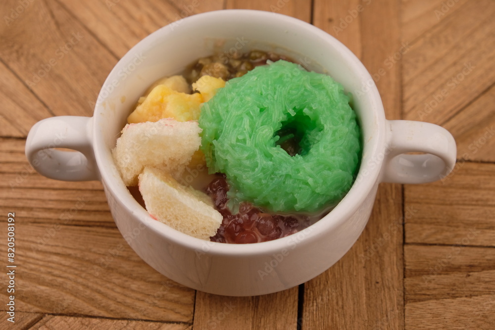 Fotografia do Stock: Angsle or wedang angsle is a typical East Javanese ...