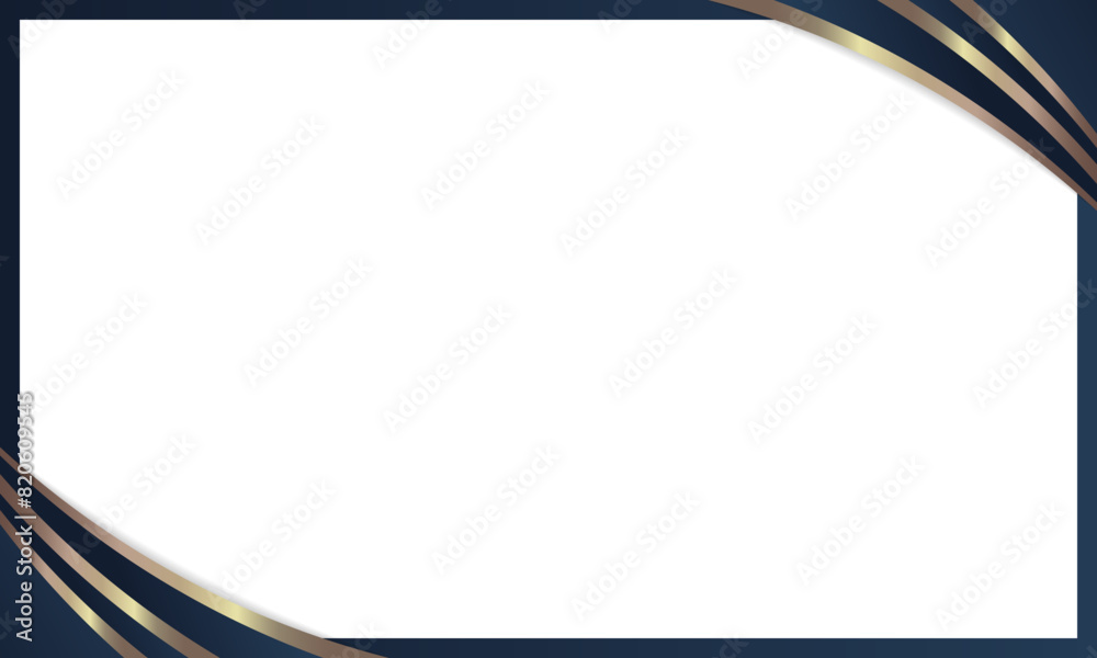 Elegant modern blank graduation certificate border frame. - Vector ...