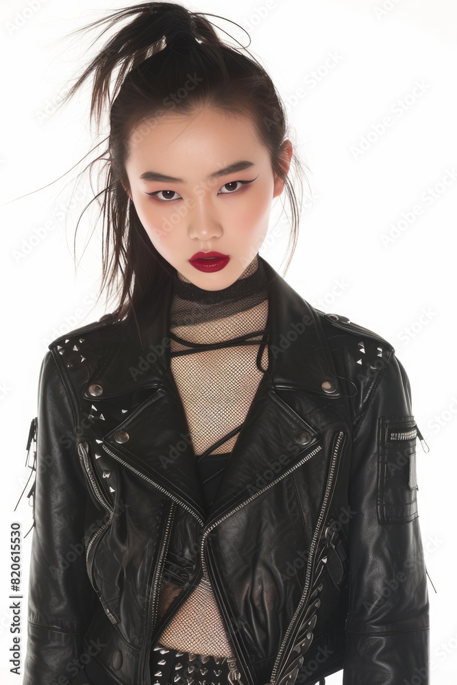 Punk Rock Style: Full face no crop of a Pretty Young Chinese Super ...