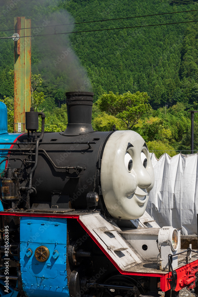 Shizuoka, Japan - April 10 2022: Thomas the Tank Engine steam ...