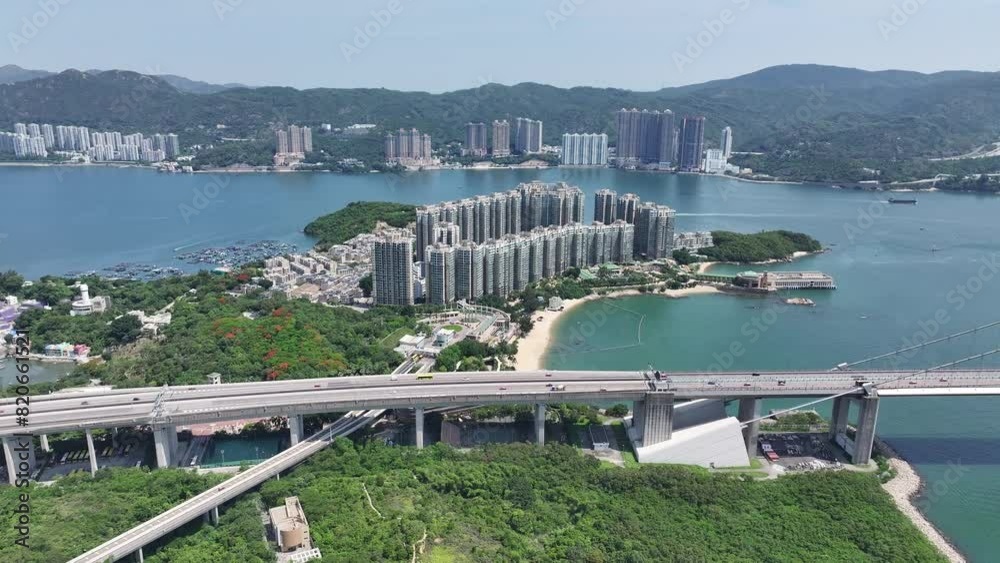 Explore Hong Kong Ma Wan Park Island between Tsing Yi and Lantau ...