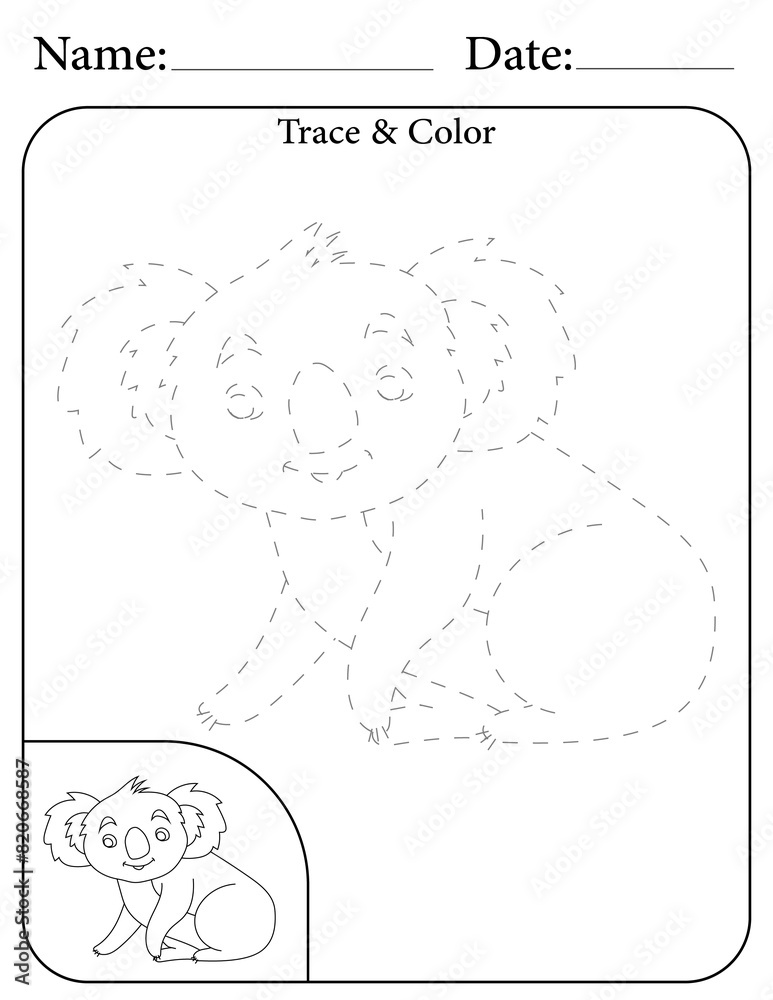 Koala Printable Activity Page for Kids. Educational Resources for ...