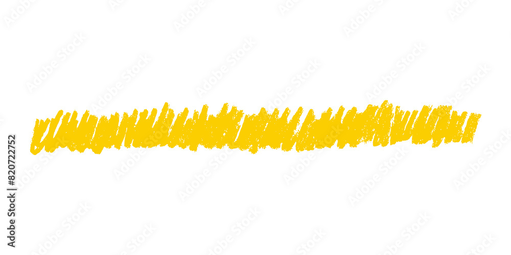 yellow hidden stroke. obliterate mark. erase mark. overlay mark ...