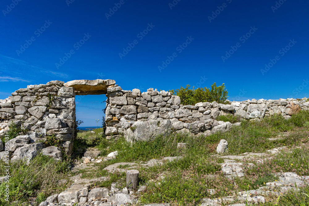 Monkodonja settlement from the Bronze Age, archaeological site of ...