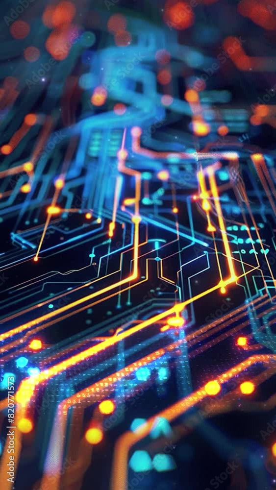 Abstract technological background. Future Technology. Technology ...