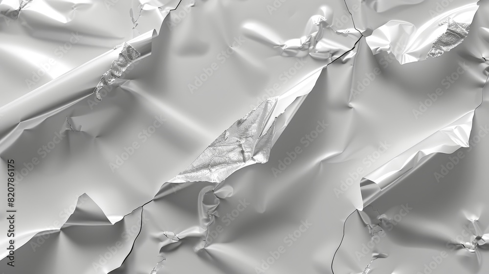 VHS recording of a tear in a vinyl cover, it shows shrinkage and a hole ...