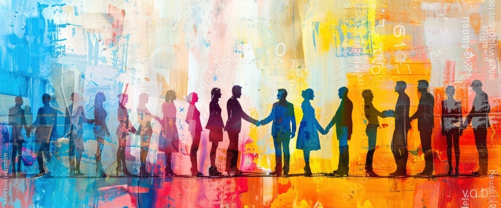 Embrace Collaboration And Success With A Vertical Photo Collage ...