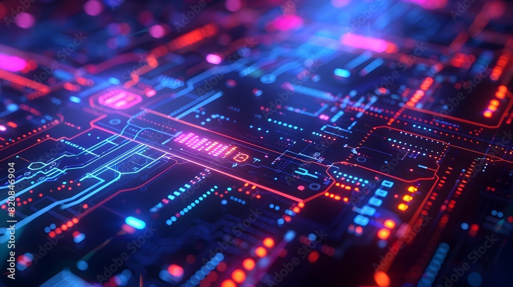 Exploded View Technical Diagram of a Trading Algorithm HighContrast ...