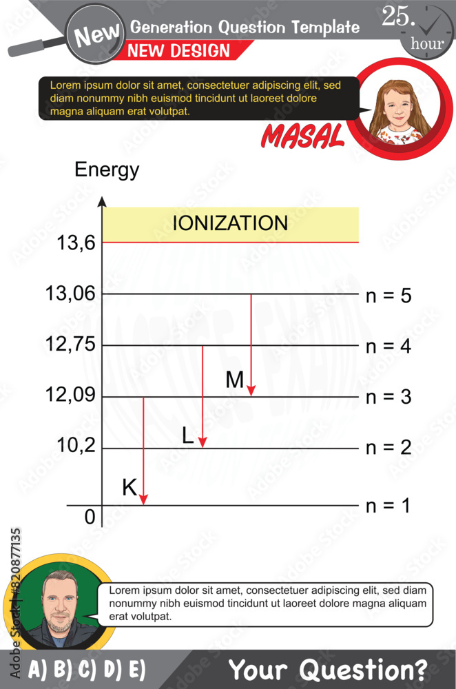 Physics, Physical concepts, High school, middle school, exam question ...