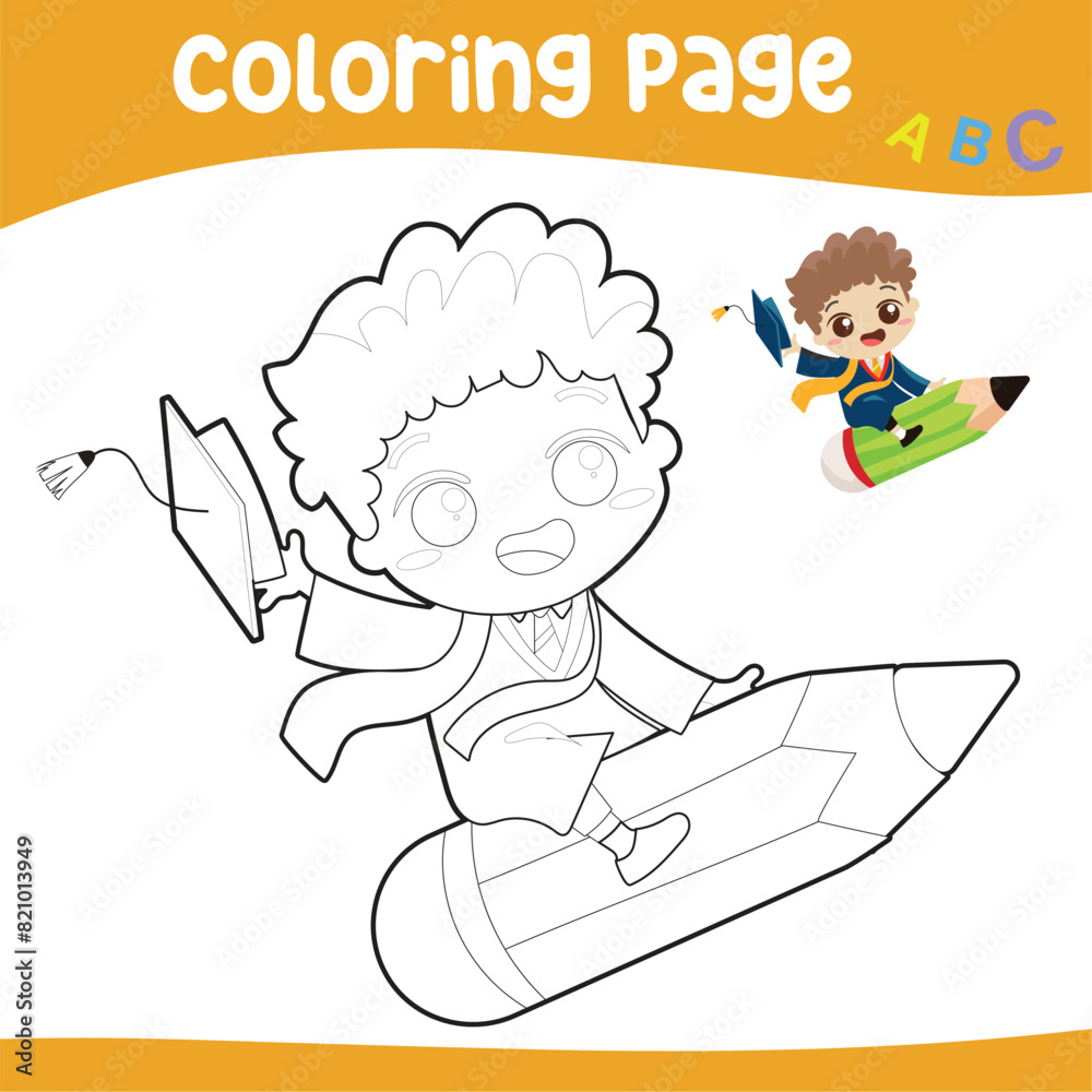 Coloring worksheet page. Educational printable coloring worksheet ...