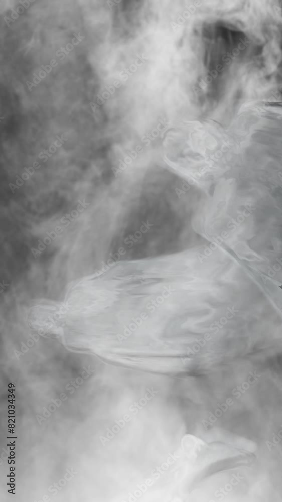 Vertical Ghosts in the Fog Background 4K Loop features smoke-like fog ...