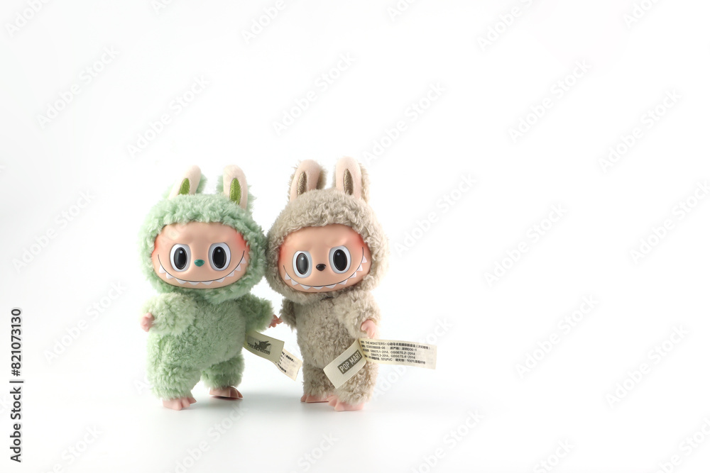 art toys Labubu key chain collection from Pop Mart blind box ...