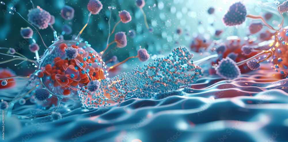 Nanotechnology In Drug Delivery Visualized As Nano Bots Administering