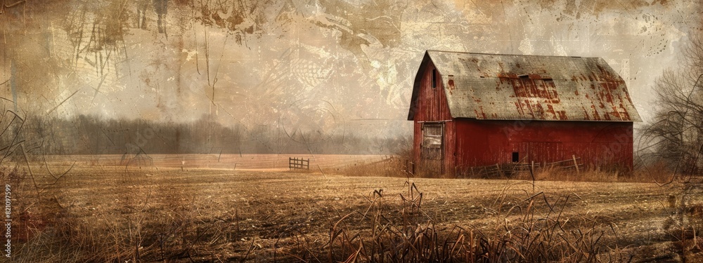 A rustic, farm background with barn textures and field patterns. Stock ...