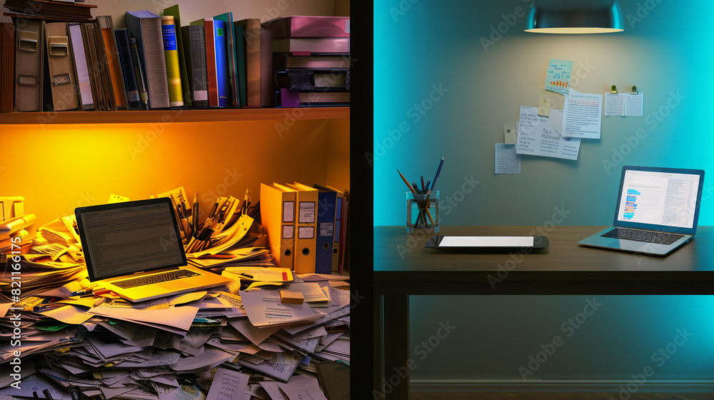 award winning photography, billboard advertisement, Analog vs Digital ...