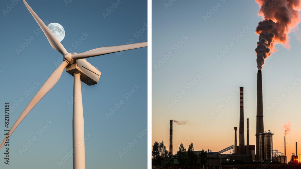 award winning photography, billboard advertisement, Renewable Energy vs ...